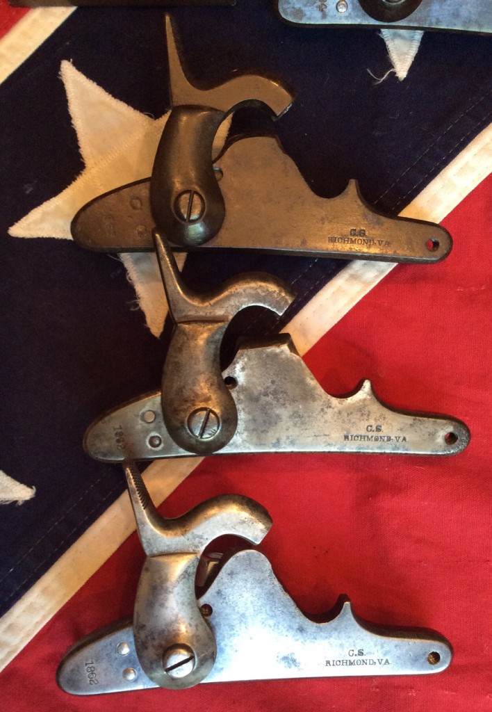 1862 Richmond Lock Plates | Civil War Arsenal
