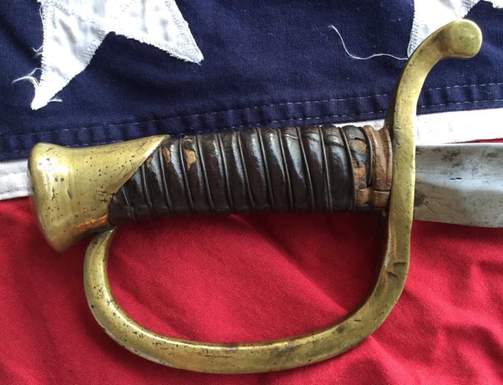 Haiman Artillery Sword Guard, Leather Grip & Single Wire Wrap | Civil ...