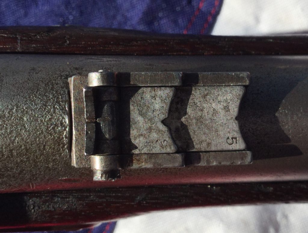 1861 Richmond Rifle Musket, Rear Sight | Civil War Arsenal